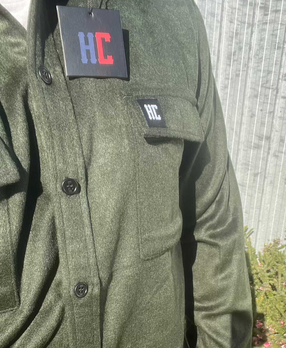 Straight Green Full Button – Hugh Charles Clothing