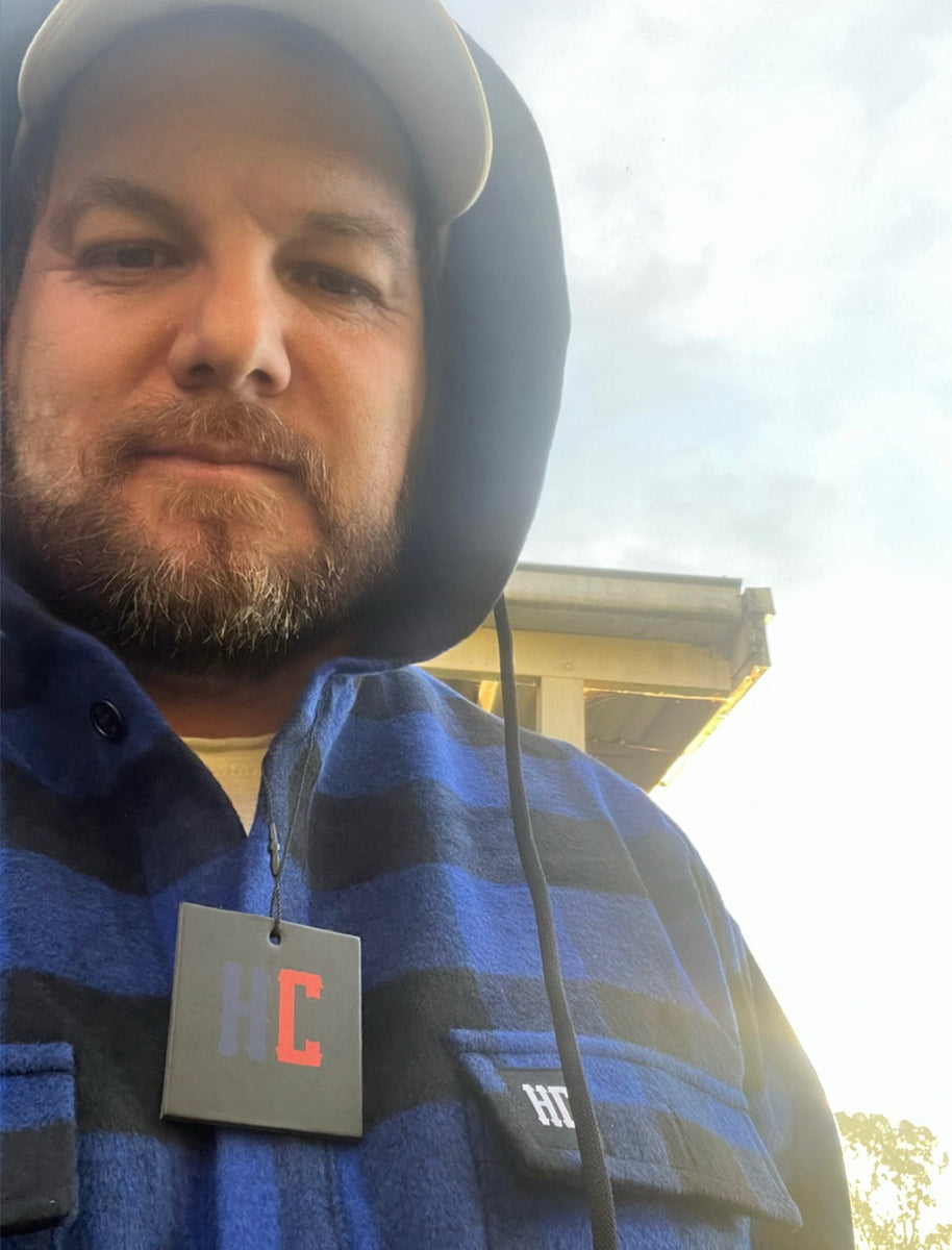 Blue Check Lined Hoodie – Hugh Charles Clothing