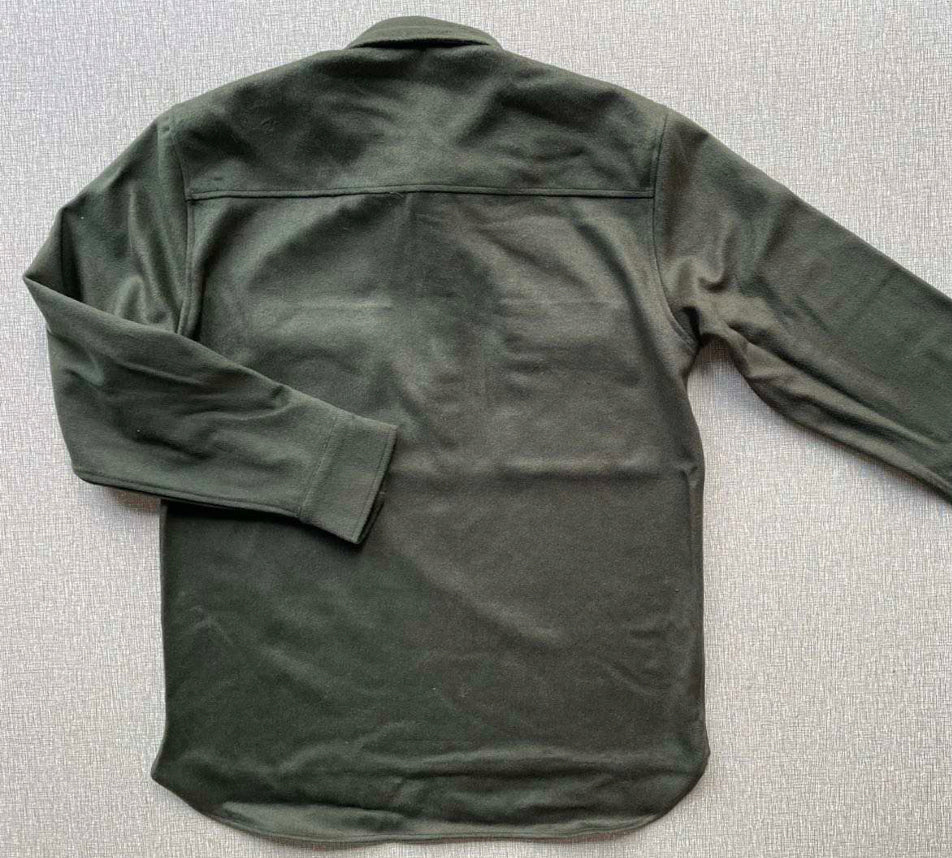 Straight Green 100% Wool Shirt – Hugh Charles Clothing